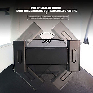 SPEEDPARK for Tesla Accessories Model 3/Y Car Headrest Mount，Angle Adjustable Headrest Mount，Universal Tablet Holder Phone for Car Backseat，for 6.3" to 10.5" iPad/Tablet/Smartphone/Nintendo Switch