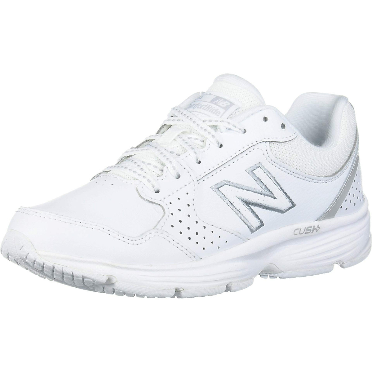 New Balance Women's 411 V1 Walking Shoe, White/White, 9