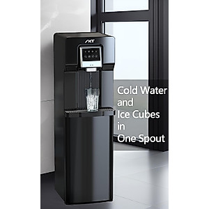 IKT Bottom Loading Water Dispenser Cooler with Ice Maker 27lbs Daily Capability Without HOT Water