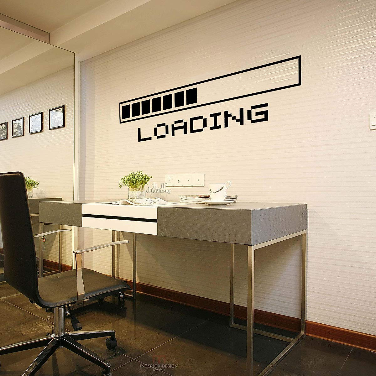 PICTURE IT ON CANVAS Loading a Video Game Wall Poster Decal Cool Gamer Stuff Computer Wall Stickers Murals Home Decor Accents