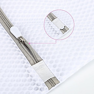 12 x 16 Inches Durable Honeycomb Mesh Laundry Bags,2Pcs/3Pcs lingerie bags for Laundry (Set of 2(12Inch×16Inch))