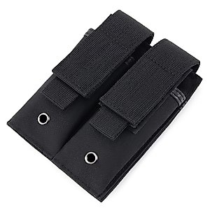 Molle Double Pistol Mag Pouch Tactical Pistol Magazine Pouch Mag Holder Tool Organizer Holder