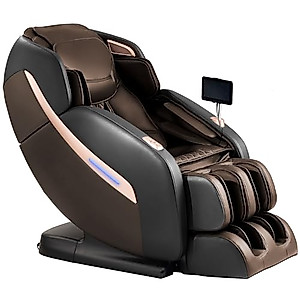 MYNTA Massage Chair, Full Body Zero Gravity SL-Track Shiatsu Massage Chair Recliner with Lumbar and Calf Heating, Thai Stretch