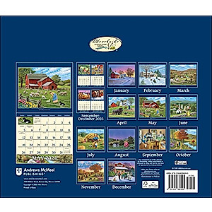 John Sloane's Country Seasons 2024 Deluxe Wall Calendar