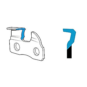 Oregon 90PX056G Low Profile 3/8-Inch Pitch 0.043-Inch Gauge 56-Drive Link Saw Chain, Gray