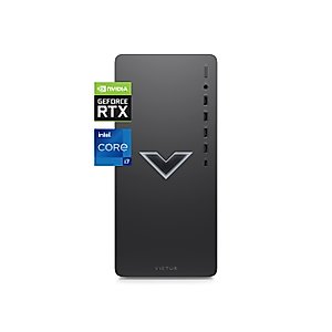 HP Victus 15L Gaming Desktop Computer, NVIDIA GeForce RTX 2060 Super Graphics, 12th Gen Intel Core Processor, 16 GB RAM, 512 GB SSD, Windows 11 Home, QuickDrop, Wi-Fi & Bluetooth (TG02-0030, 2022)