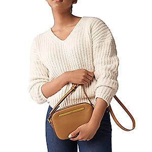 Fossil Women's Liza Eco Leather Camera Bag Crossbody Purse Handbag