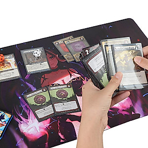 TCG Playmat 60X35cm Table Mats Compatible for MTG DTCG CCG RPG Card Game Accessories Gaming Mousepad(Dragon Epic)(066)