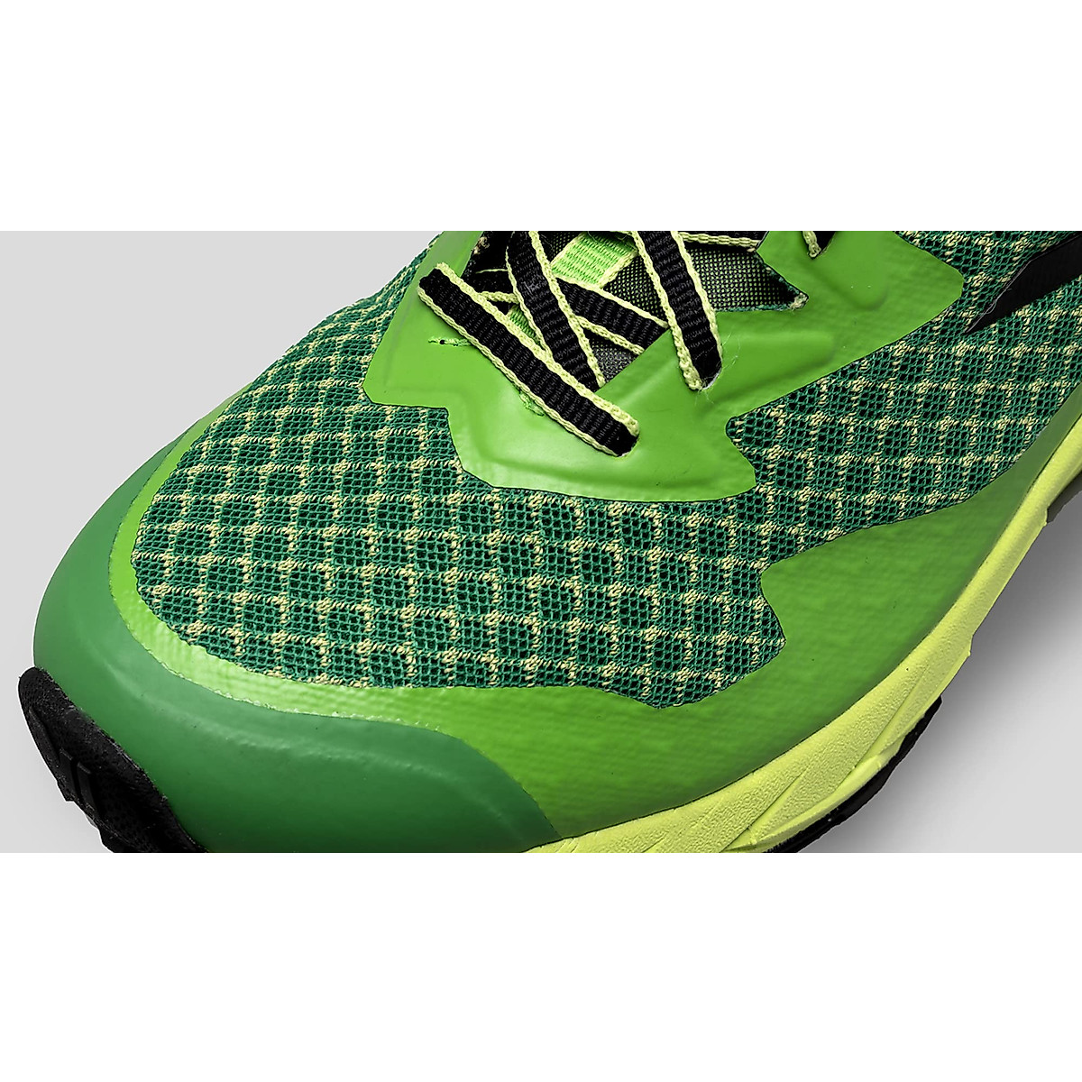 VJ Ultra 2 Long-Range Race Trail Running Shoes with Rock Plate and More Grip - M 6.5/W 8 Green