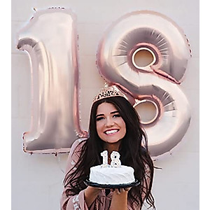 FGSS Birthday Rhinestone Tiaras-and-Crowns Crystal Headband - Womens Birthday Queen Princess Crown Hair Accessories