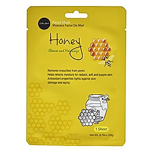 celavi Essence Facial Face Mask Paper Sheet Korea Skin Care Moisturizing 12 Pack (Mix - 2 of Each)