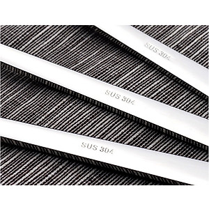 6-pack Salad Forks,1 1/2"Wide 18/10 Stainless Steel 8 1/4"Long Handle Spork - 2 In 1 spoon and fork,Spaghetti Salad Forks Fruit Appetizer Dessert set for Everyday Use Dinner Spoons