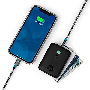 Nimble Champ 5K Portable Charger, 15W USB-C Fast Charging Power Bank Compatible with iPhone, iPad, Android and More, Made from Recycled Plastic