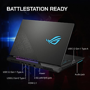 Asus 2023 ROG Strix Scar 15 15.6inches IPS Type FHD Gaming Laptop, AMD Ryzen 9 5900HX, 64GB RAM, 4TB PCIe SSD, Backlit Keyboard, GeForce RTX 3080, WiFi 6, Win 11 Pro, Gray, 32GB SnowBell USB Card