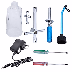 HobbyPark RC Nitro Car Starter Kit for 1:8 1/10 Scale Monster Trucks Off Road Buggies