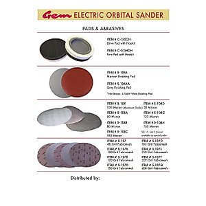 GEM 11" Electric Orbital Sander