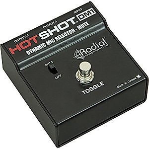 Radial Engineering HotShot DM1 Microphone Signal Muting Footswitch