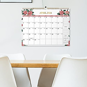 2023-2024 wall Calendar - Calendar 2023-2024 with Julian Date, July 2023 - December 2024, Twin-Wire-Bound, 14.8”x 11.57”, Thick Paper Perfect for Organizing & Planning, 6 Different Background Patterns