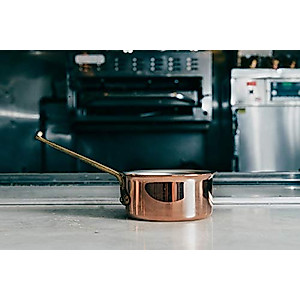 Matfer Bourgeat Mini Copper Sauce Pan, 9 oz
