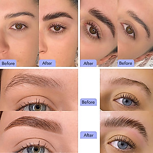 Libeauty Mini Eyebrow Lamination Kit,Long-lasting Fuller Brow Volume,Apply to DIY Eyebrow Perming at Home or Professional Salon with Eyebrows Raincoat Care Solution