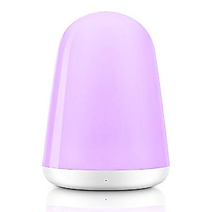 BAXIA TECHNOLOGY Night Light for Kids Room Touch Lamp for Bedroom,Rechargeable Kids Night Light Bedside Lamp with 7 Colors Changing & Dimming