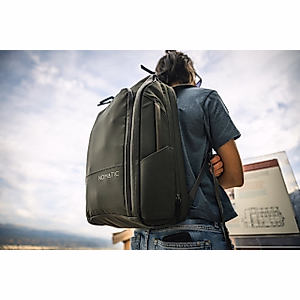 NOMATIC Travel Pack - 14L Water Resistant Laptop Bag - TSA-Ready Expandable Olive Backpack