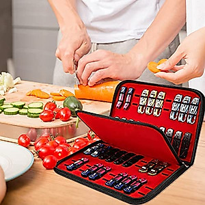 Pocket Knife Storage Case, Folding Knife Pouch Carrier Holder,40 Slots Small Knife Carrying Cases,Versatile Knife Collection For Survival, Tactical, Outdoor, EDC Mini Knife