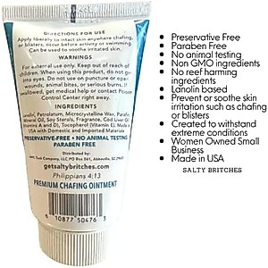 Salty Britches Chafing Ointment, 2 Fl. Oz Tube, 1 Count