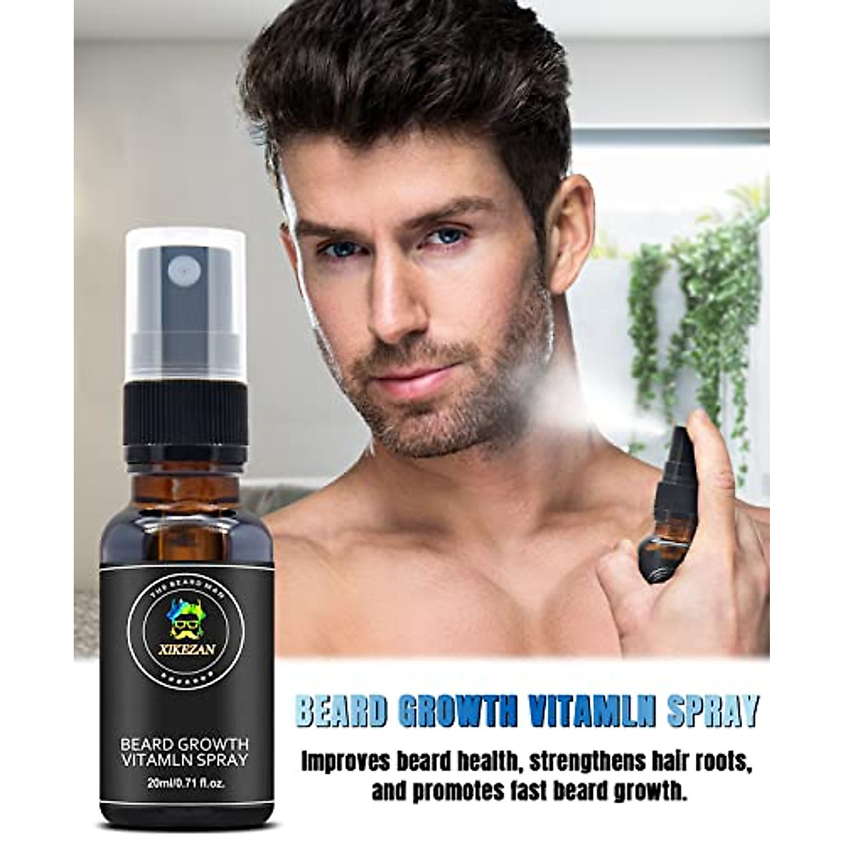 Beard Oil 5 Pack w/Unscented,Cedarwood,Sandalwood,Vanilla,Orange,Christmas Stocking Stuffers Fathers Valentines Day Gifts for Men Him Dad Boyfriend Husband,Beard Growth,Soften,Moisturizing,Strength