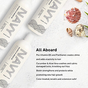 NAVY Search and Rescue Shampoo - Paraben-Free Biotin and Hair Vitamin Enriched Fortifying Hair Shampoo - 16 fl oz