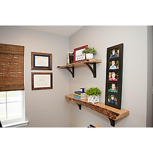 RRD Live Edge Shelf — Rustic Maple Wood — Shelves for Bedroom — Rustic Wall Shelves — Vintage Home Decor — Floating Shelves for Wall — Wooden Shelf - 36"