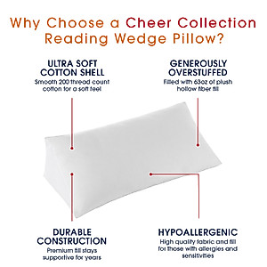 Cheer Collection Wedge Pillow Case