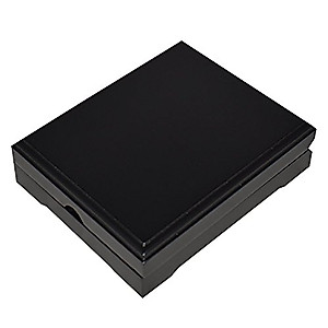 Guardhouse Wood Display Box for NGC/PCGS/Premier/Little Bear Elite Coins in Certified or Certified Style Holders/Slabs (Single Coin, Matte Black Finish)