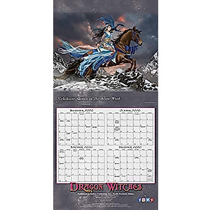 2021 Dragon Witches The Art of Nene Thomas 16-Month Wall Calendar