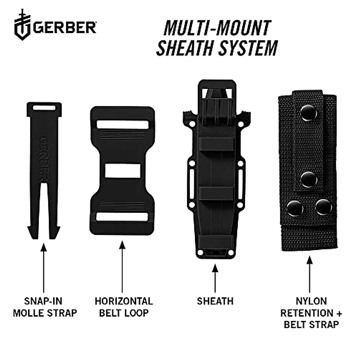 GERBER StrongArm Fixed Blade Knife with Fine Edge - Coyote Brown