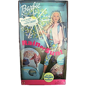 Barbie Rain or Sun! Doll with Rain Gear and Beach Wear
