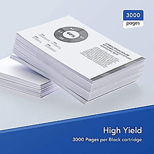 GOTOBY TN760 Toner Cartridge Replacement Compatible for Brother TN-760 TN730 TN-730 High Yield Compatible with DCP-L2550DW HL-L2350DW HL-L2370DW HL-L2370DWXL HL-L2395DW MFC-L2710DW (Black, 4-Pack)