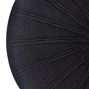 ZLYC French Beret hat, Reversible Solid Color Cashmere Knit Warm Beret Cap for Womens Girls (Black)
