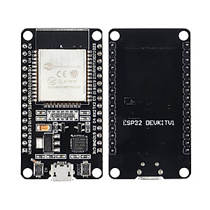 Diitao 2PCS ESP32 ESP32S ESP-WROOM-32 Development Board,NodeMCU 2.4GHz Dual-Core WLAN WiFi +Bluetooth 2 Function Microcontroller (ESP32 30PIN)