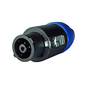 Wixine 4Pcs 8 Pole Conductor Pin Speakon Compatible PA Speaker Wire Cable end Connector Plugs