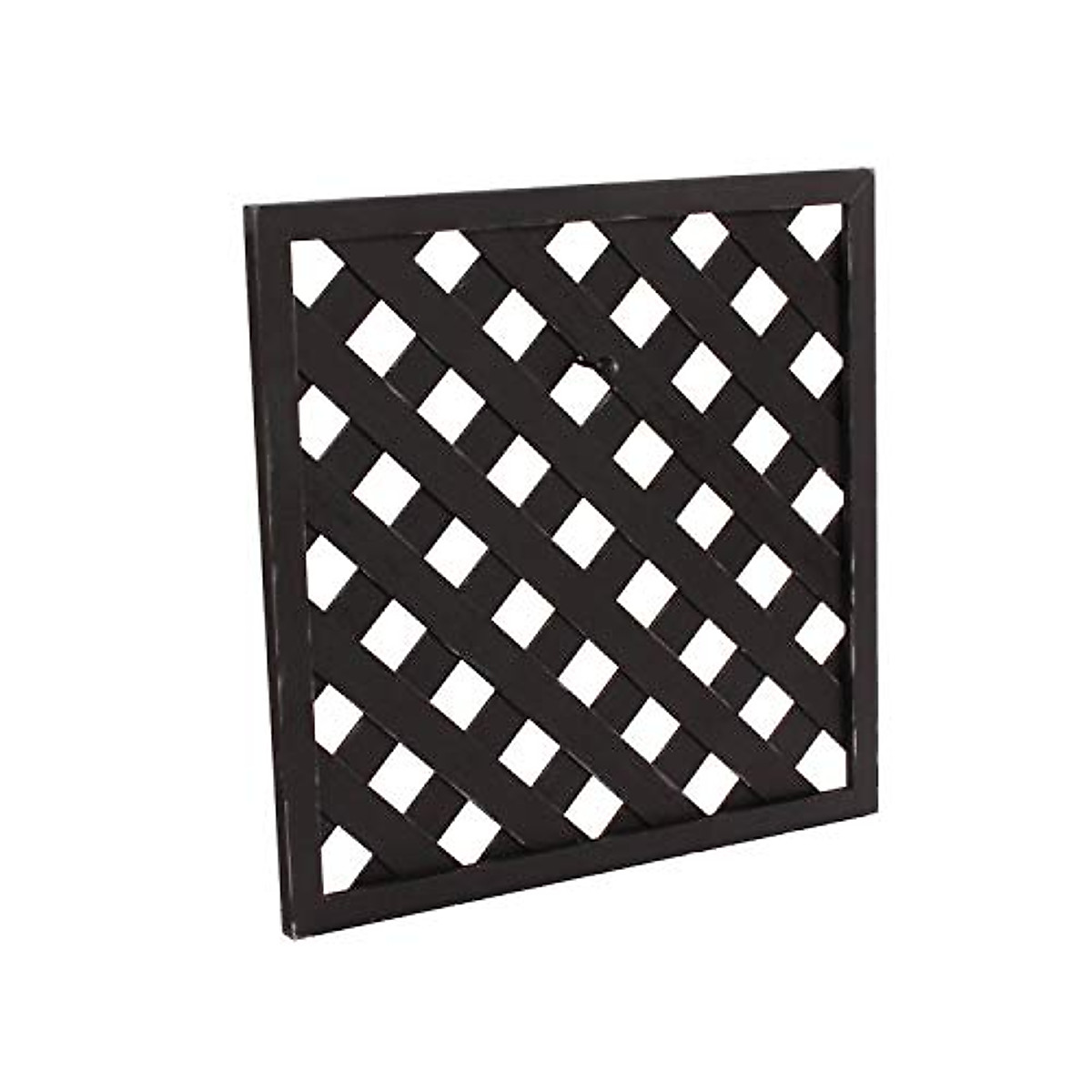 The Round Top Collection - Black Lattice Display Board - Wood & (Metal Peg)