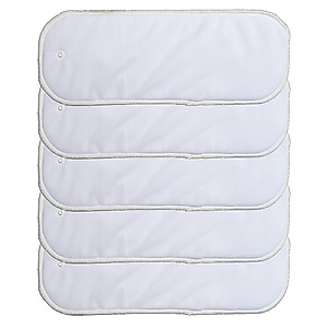 5 Pack Insert with Snap for Cloth Diaper Cover (5 Pack Inserts with Snap)