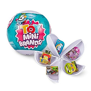 5 Surprise Toy Mini Brand Series 1 Collector's Kit - Amazon Exclusive Mystery Capsule Real Miniature Toys by Zuru (3 Capsules + 1 Collector's Case), Multicolor