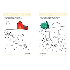Dot-to-Dot Activities for Learning: Practice the Alphabet and Count to 100