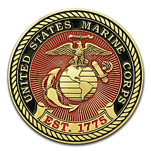 Marine Corps E8 Challenge Coin! USMC MSgt Rank Military Coin. Master Sergeant Challenge Coin! Designed by Marines for Marines - Officially Licensed Product!