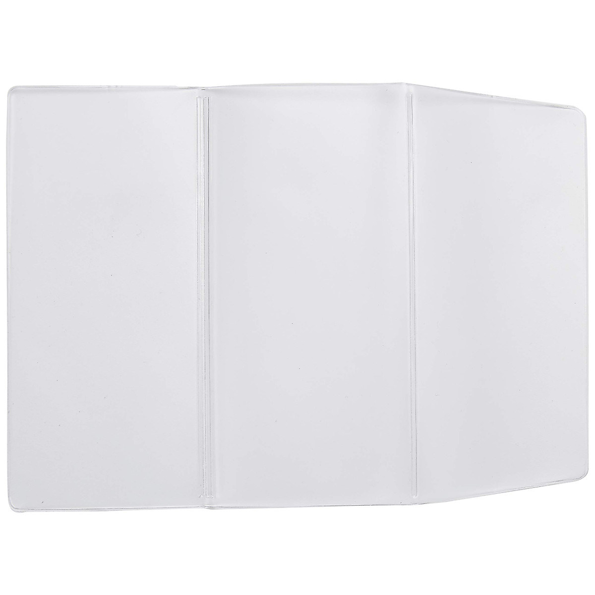 Set of 5 Heavy Duty Vinyl Checkbook Protector/Divider Trifold Wallet Inserts Made in USA