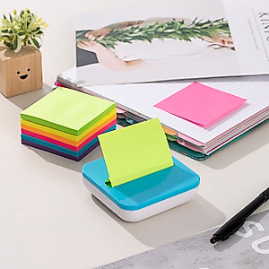 Pop-up Sticky Notes,3x3 in,12 Pads,Bright Colors Super Sticking Power Memo Pads, 6 Colors, Strong Adhesive