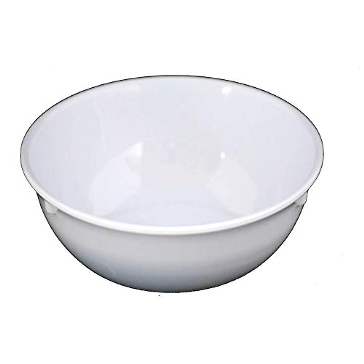 Z-Moments Western Melamine Nappie Bowl Soup Cereal Fruit Snack Bowls, 15-Ounce, 5-1/4" dia., White or Tan #315 (96, White)