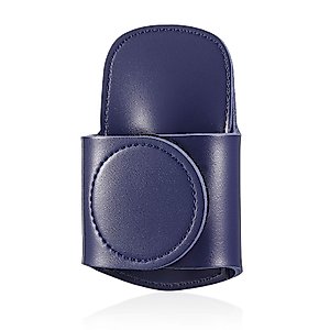 Artificial Leather Stethoscope Holder Handmade Stethoscope Hip Holder with Clip to Protect from Neck Carrying or Loss for Holding Your Stethoscope (Blue,1 Piece)