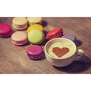 Longzang Silicone Macarons Mat, Brown